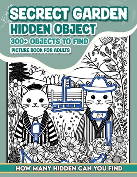 Secrect Garden Hidden Object Picture Book For Adults | Occult, Hidess ...