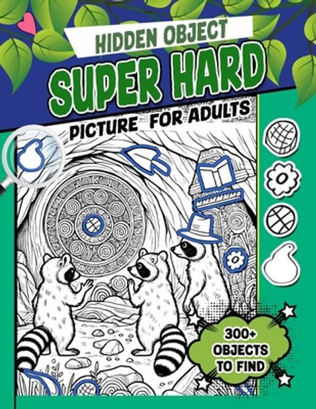 Hidden Object Super Hard Puzzles Picture For Adults | Occult, Hidess - 교보문고