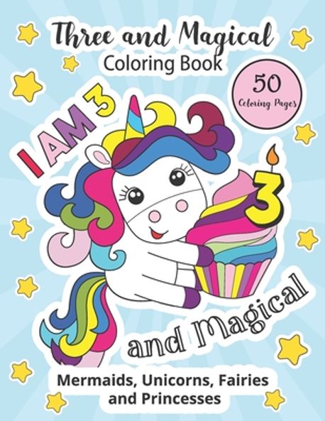 Three and Magical Coloring Book | Wintoloono - 교보문고