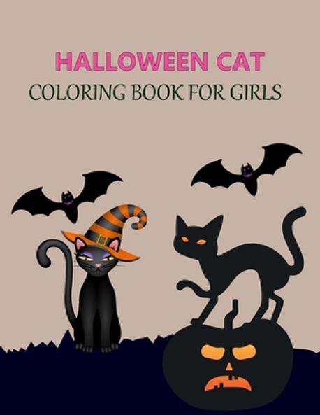 Halloween Cat Coloring Book For Girls | Coloring Press, Babu Halloween ...