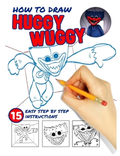 Learn How to draw Huggy Wuggy | Mobile App, Just Draw - 교보문고