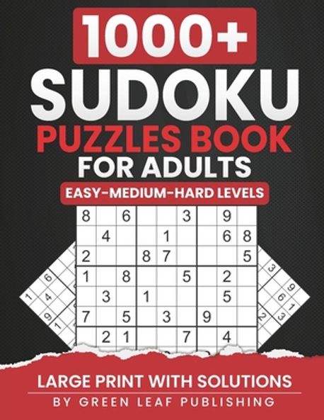1000+ Sudoku Puzzle Book For Adults | Wade, Marlon - 교보문고