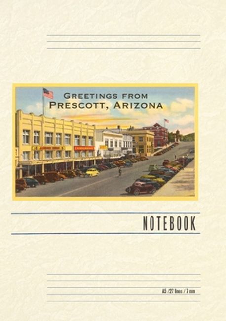 Vintage Lined Notebook Greetings from Prescott | Found Image Press - 교보문고