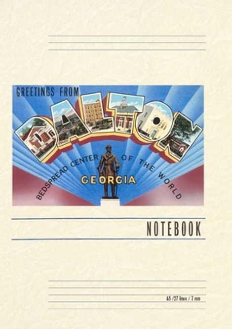Vintage Lined Notebook Greetings from Dalton | Found Image Press - 교보문고