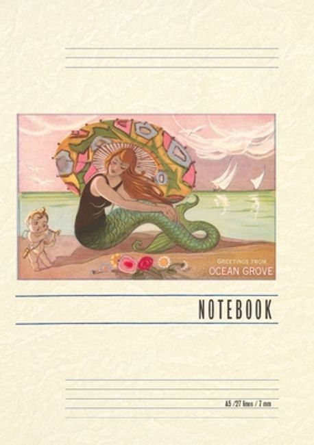 Vintage Lined Notebook Greetings from Ocean Grove | Found Image Press ...