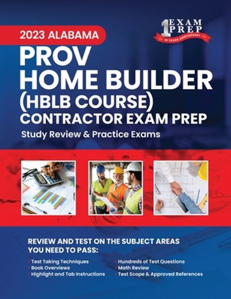 2023 Alabama PROV Home Builder HBLB Contractor Exam Prep | Prep, One ...