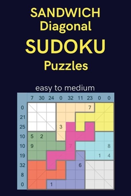 Sandwich Diagonal Sudoku Puzzles Easy to Medium | V. Puzzgen - 교보문고