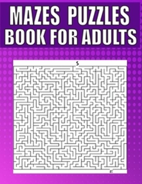 Mazes Puzzles Book For Adults | Print House, Kr - 교보문고