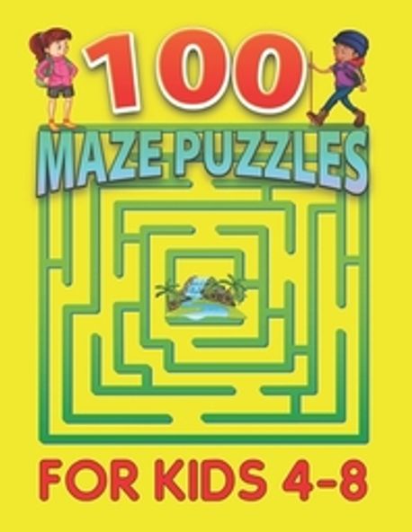 100 Maze Puzzles for Kids 4-8 | Press House, Bhabna - 교보문고