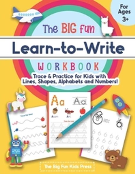 The Big Fun Learn to Write Workbook - Trace Lines, Shapes, Alphabets ...