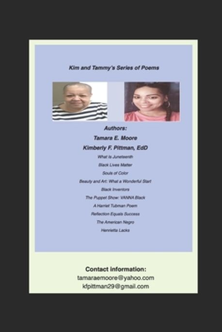 Kim and Tammy's Series of Poems | Moore, Tamara E. - 교보문고