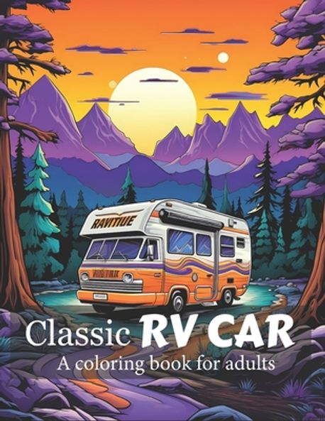 Classic RV Car Coloring Book for adults | Panda, Buku - 교보문고