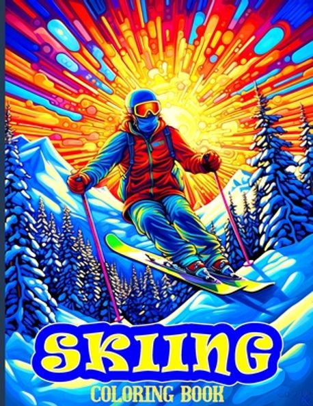 Skiing Coloring Book | White, Lauren J. - 교보문고