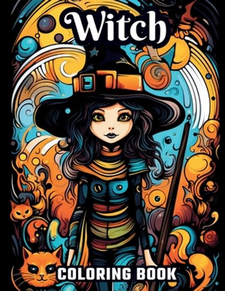Large Print Witch Coloring Book | Publishing, Goober - 교보문고