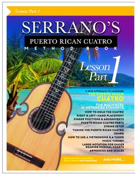 SERRANO'S Puerto Rican Cuatro Method Book (Lesson) Part 1 | Serrano ...