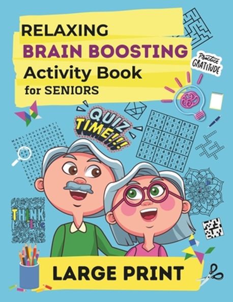 Relaxing Brain Boosting Activity Book for Seniors | Palette, Rainbow - 교보문고