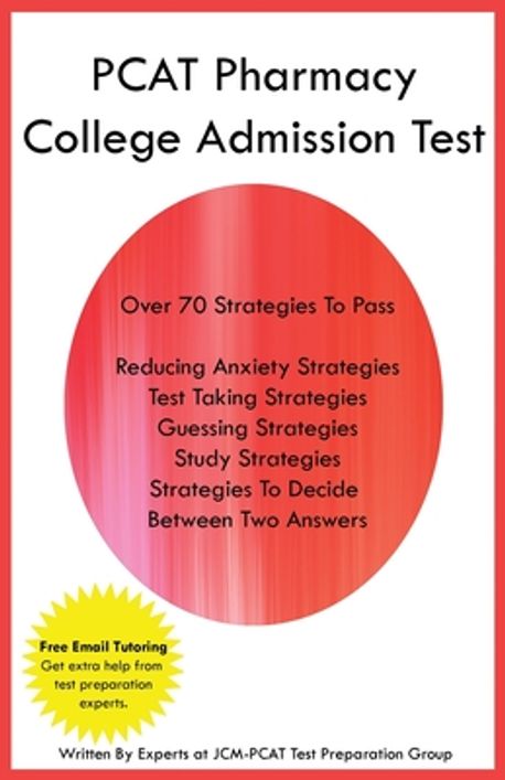 PCAT Pharmacy College Admission Test | Test Preparation Group, Jcm-Pcat ...
