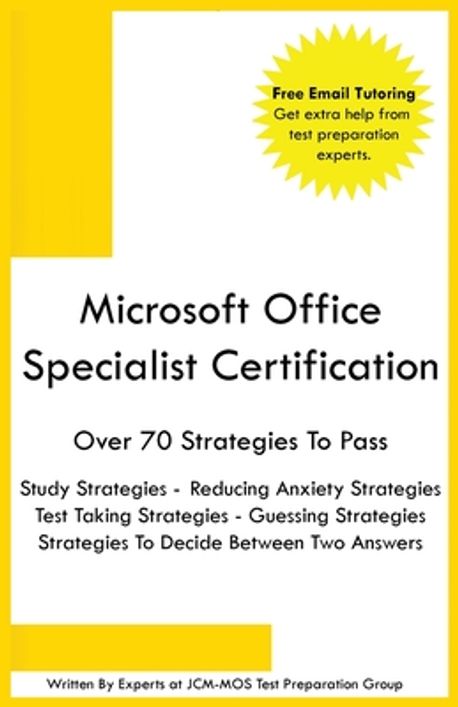Microsoft Office Specialist Certification | Test Preparation Group, Jcm ...