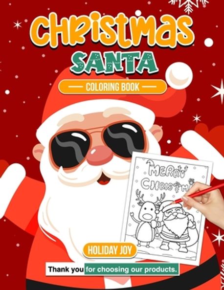 Christmas Santa Coloring Book | Joy, Holiday - 교보문고