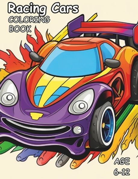 Racing Cars coloring Book | Jones, Tony - 교보문고