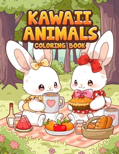 Kawaii Animals Coloring Book | Leriza May - 교보문고