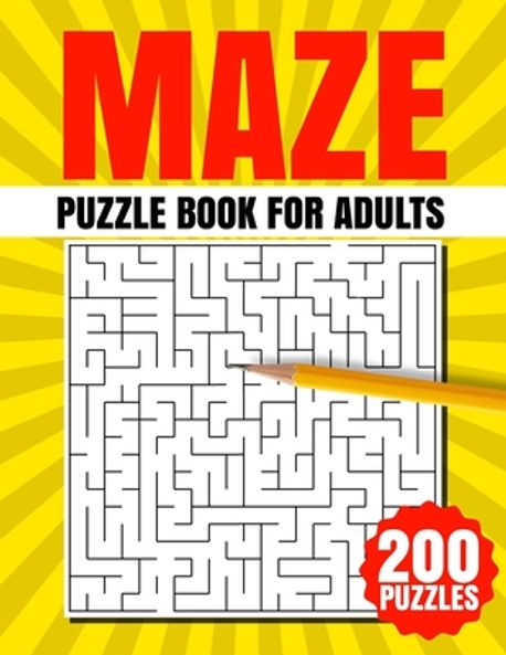 Maze Puzzle Book for Adults | Kaleidoscope LLC, Bleu - 교보문고