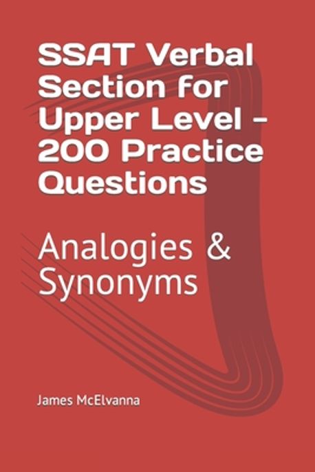 SSAT Verbal Section for Upper Level - 200 Practice Questions ...