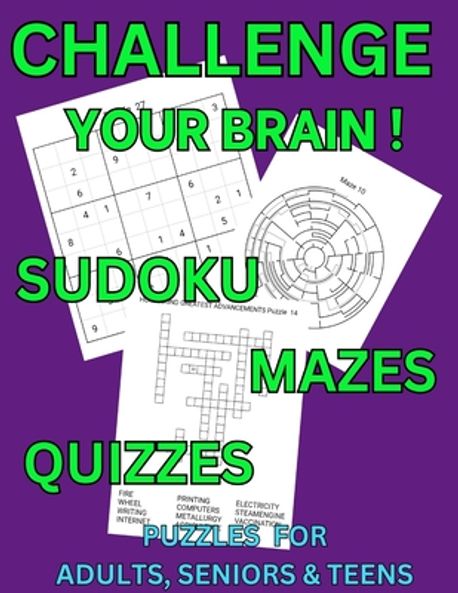 Challenge Your Brain Sudoku Mazes & Quizzes | Page, Tara - 교보문고