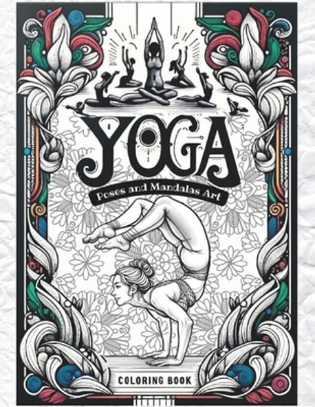 Yoga Poses and Mandalas Art Coloring Book | Holland, Gio - 교보문고