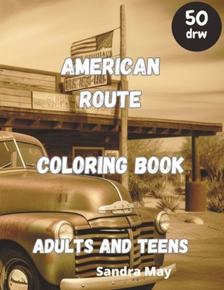 American Route Coloring Book | May, Sandra - 교보문고