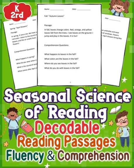 Seasonal Science of Reading Decodable Reading Passages Fluency ...