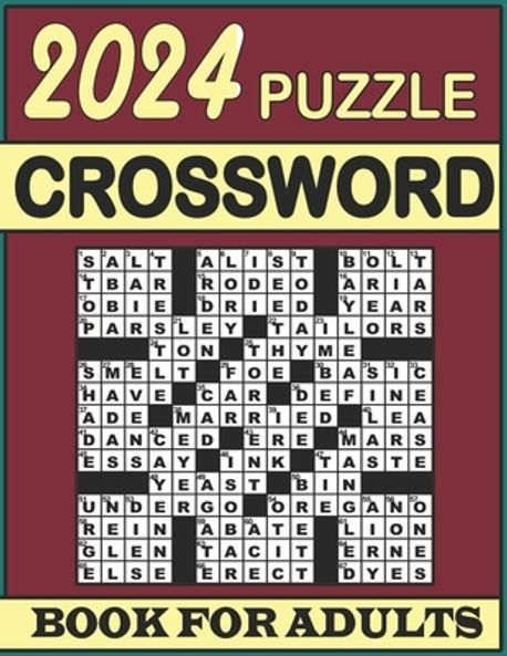 2024 Crossword Puzzle Book For Adults | Carr, Mark - 교보문고