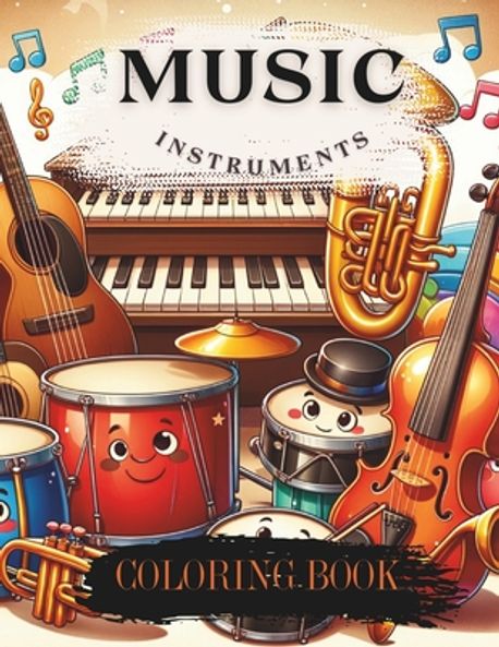 Music Instruments Coloring Book for Kids - Discovering Instruments ...