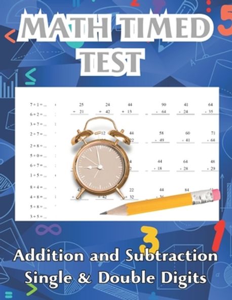 Math Timed Test Addition and Subtraction Single & Double Digits ...