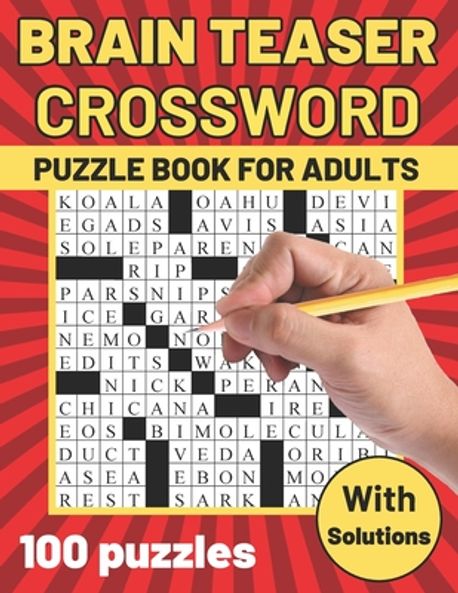 Brain Teaser Crossword Puzzle Book for Adults | Studio, Exonik - 교보문고