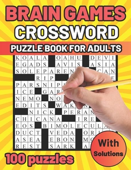 Brain Games Crossword Puzzle Book for Adults | Studio, Exonik - 교보문고