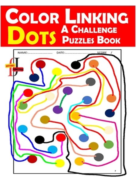 Color Linking Dots A Challenge Puzzles Book | Junction, Jotting - 교보문고