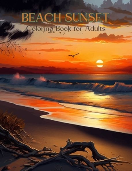 Beach Sunset Coloring Book for Adults | Landers, Devon - 교보문고