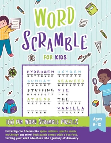 Word Scramble For Kids Ages 8-12 | Wrenn, Emily B. - 교보문고