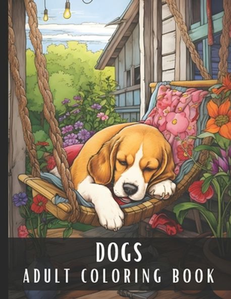 Adult Coloring Book Dogs | Palette, Artful - 교보문고