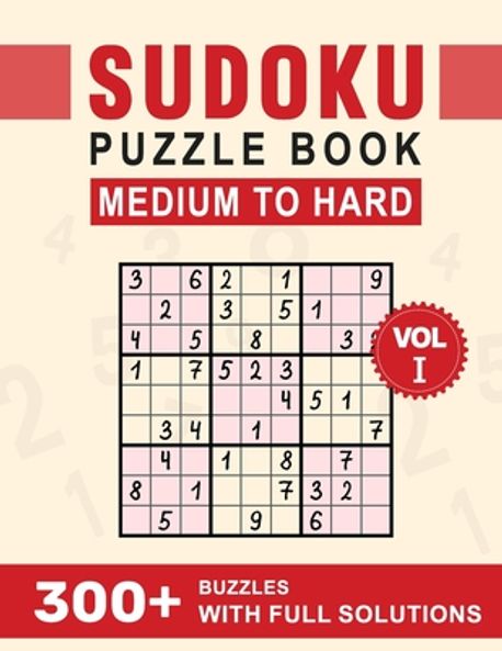 300+ Sudoku Puzzle Book Medium To Hard With Full Solutions | Miller ...
