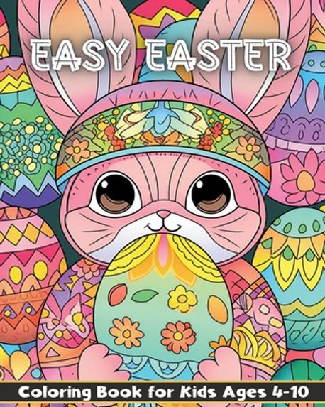 Easter Coloring Book For Kids Ages 4-10 Large, Easy and Fun - Perfect ...
