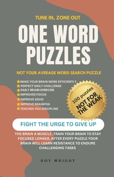 ONE Word Puzzles Book | Wright, Roy - 교보문고