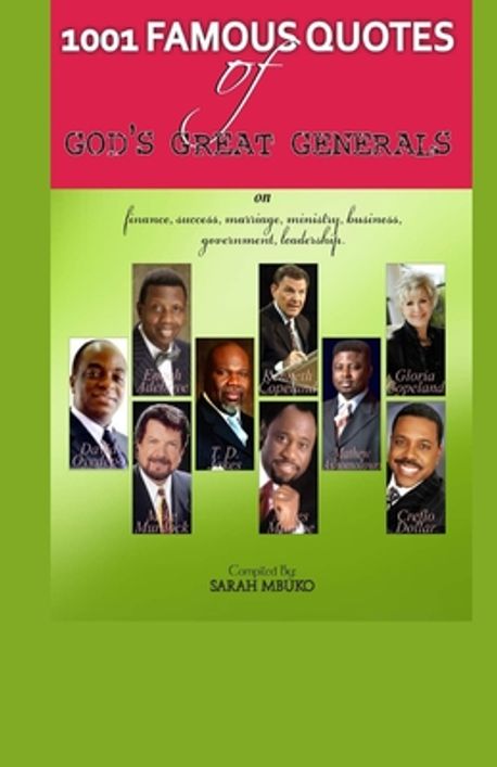 1001 Famous Quotes Of God's Great Generals | Mbuko, Sarah - 교보문고