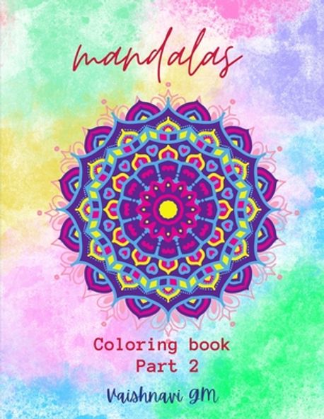 Mandala Art Coloring Book for Adult Relaxation and stress Relief Part 2 ...