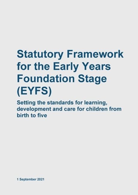 Early Years Foundation Stage EYFS Statutory Framework | Department for ...