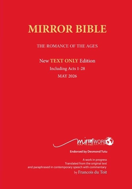 TEXT ONLY Mirror Bible PAPERBACK June 2024 Edition | Du Toit, Francois ...