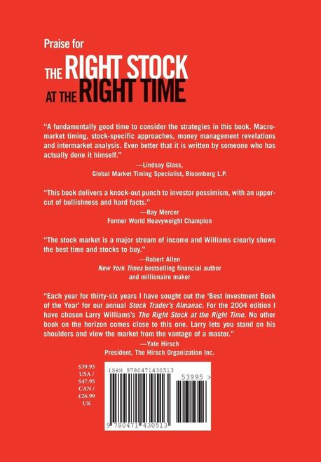 The Right Stock at the Right Time | Williams, Larry - 교보문고