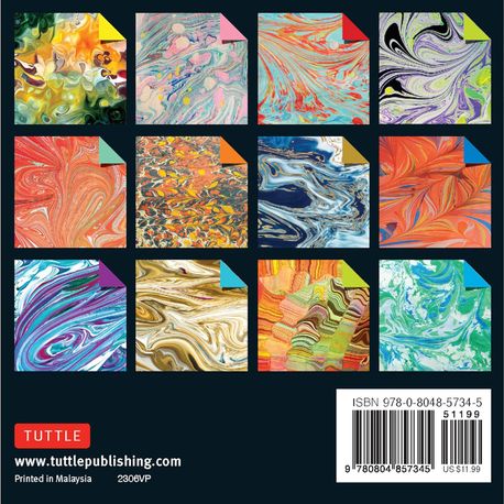 Origami Paper 500 Sheets Marbled Patterns 4 (10 CM) | Tuttle Studio - 교보문고