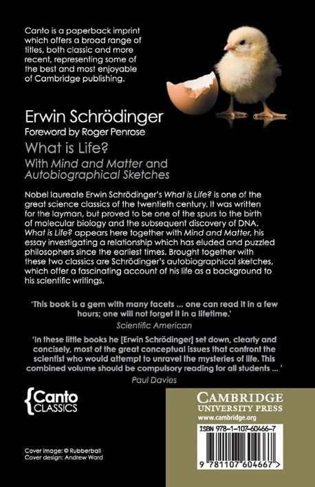 What Is Life? | Erwin Schrodinger - 교보문고